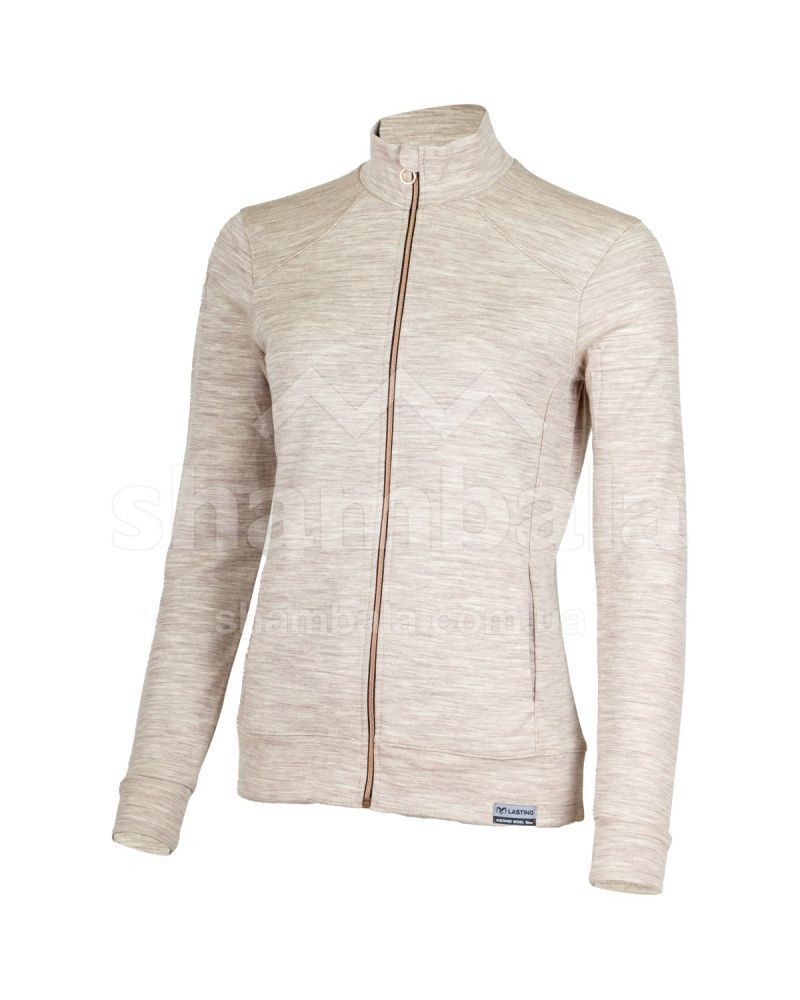 Женская шерстяная кофта Lasting SARMINA, beige, S (SARMINA-C716S ...